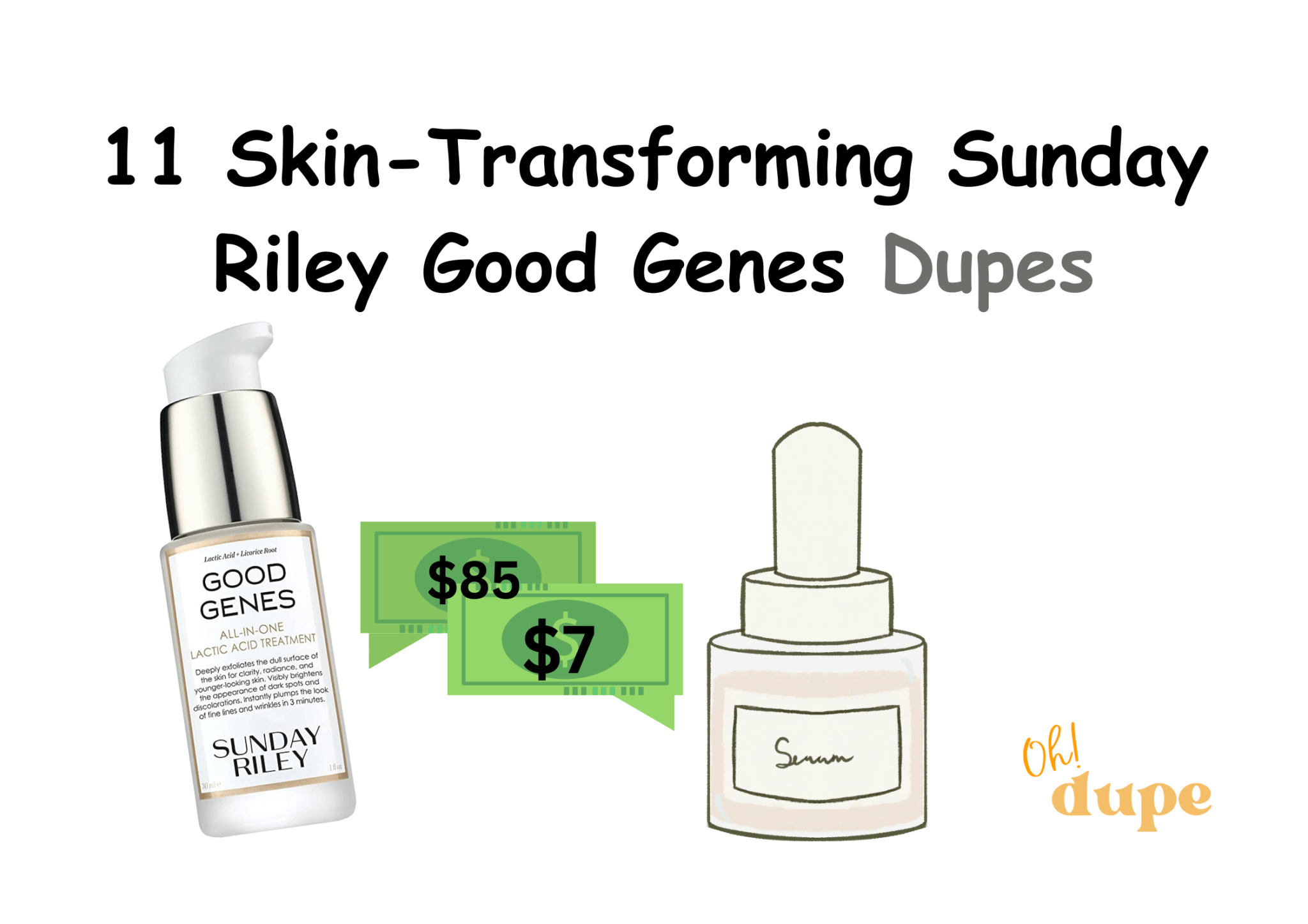11 Sunday Riley Good Genes Dupes | Skin-Transforming Alternatives ...